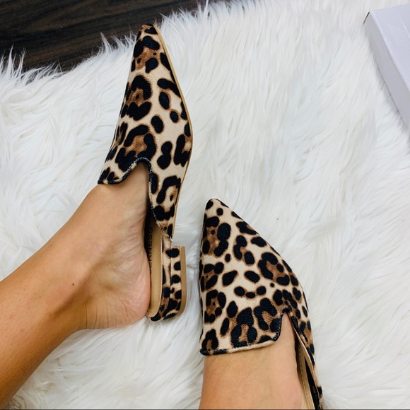 Shoes | Leopard Mule Flat | Poshmark